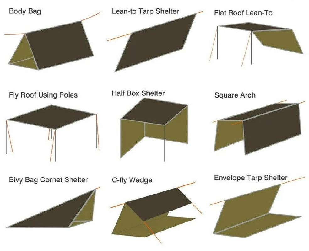 8 Tarp Shelter Configurations for Survival — Better Bushcraft